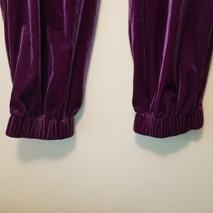 Roaman's | Pants & Jumpsuits | Romans Purple Velour Pants Suit Size 416 ...